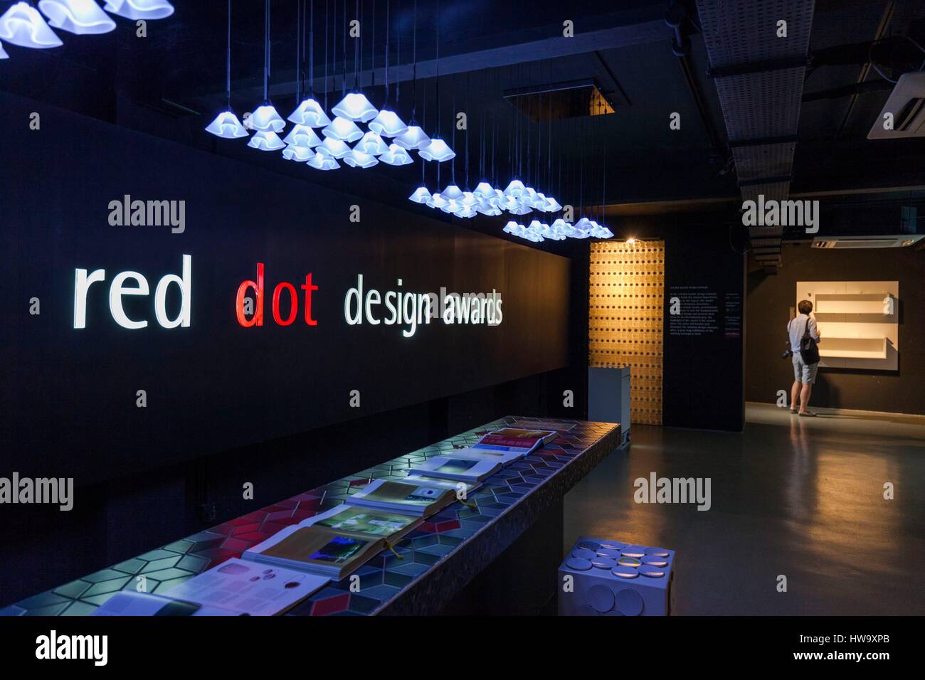 Singapore, Red Dot Design Museum, gallery interior Stock Photo - Alamy
