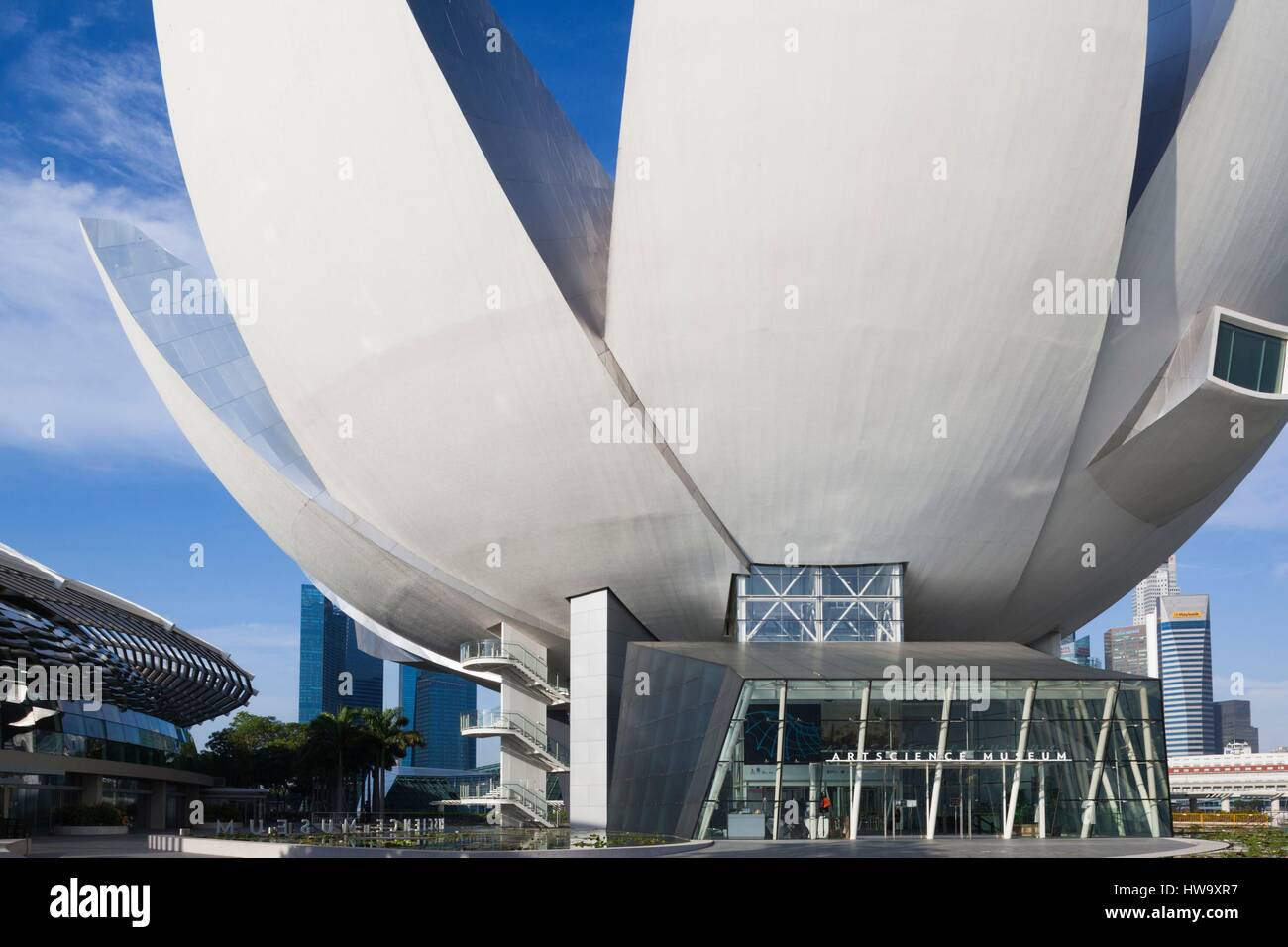 Singapore, Art Science Museum, exterior Stock Photo - Alamy