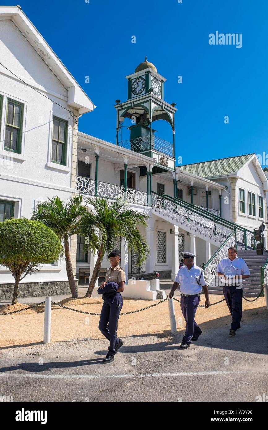 Belize, Belize district, Belize City, High Court building Stock Photo ...