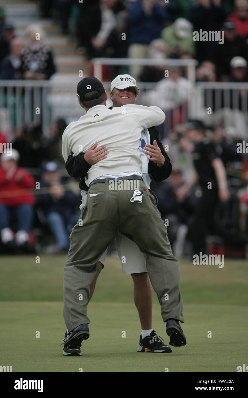 TODD HAMILTON & CADDY ROYAL TROON SCOTLAND ROYAL TROON 2004 SCOTLAND 18 ...
