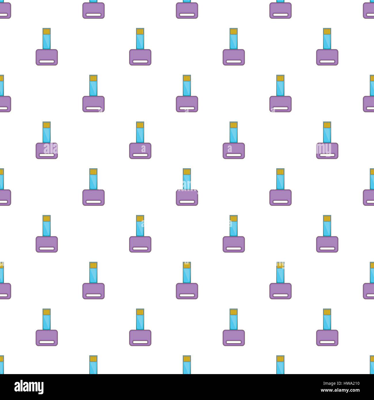 USB flash drive pattern, cartoon style Stock Vector Image & Art - Alamy