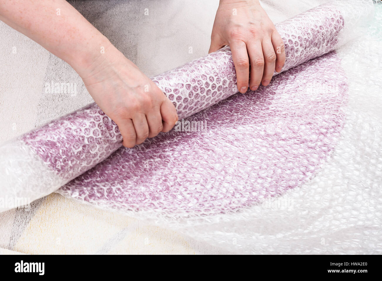 workshop of manufacturing of felt for beret in wet felting process ...