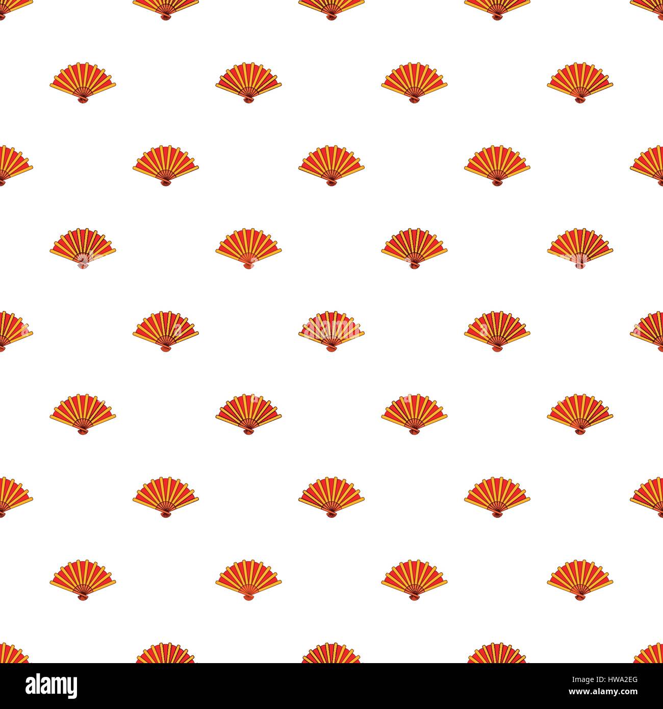 Fan pattern, cartoon style Stock Vector Image & Art - Alamy