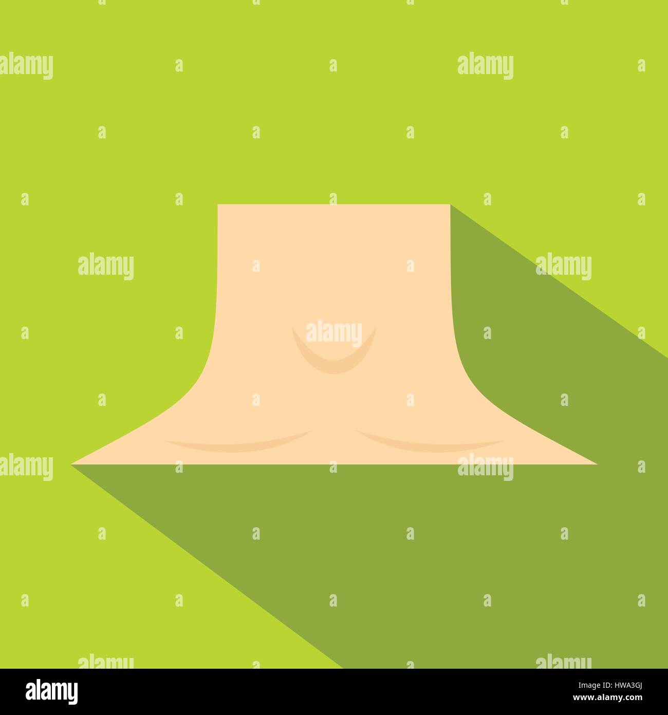 Human neck icon, flat style Stock Vector Image & Art - Alamy