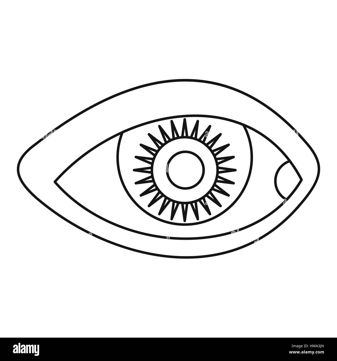 Human eye icon, simple style Stock Vector Image & Art - Alamy Human eye icon, simple style Stock Vector Image & Art - Alamy