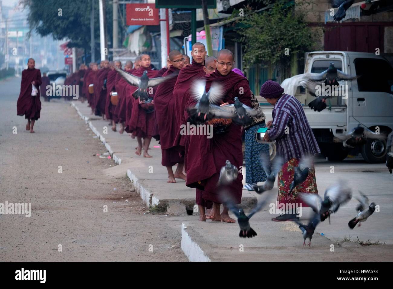 Flying monks hi-res stock photography and images - Alamy