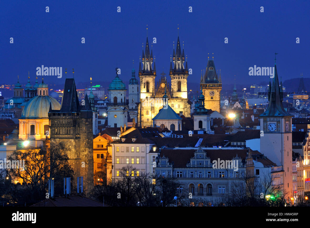 Czech Republic, Central Bohemia, Prague, historical center listed as ...