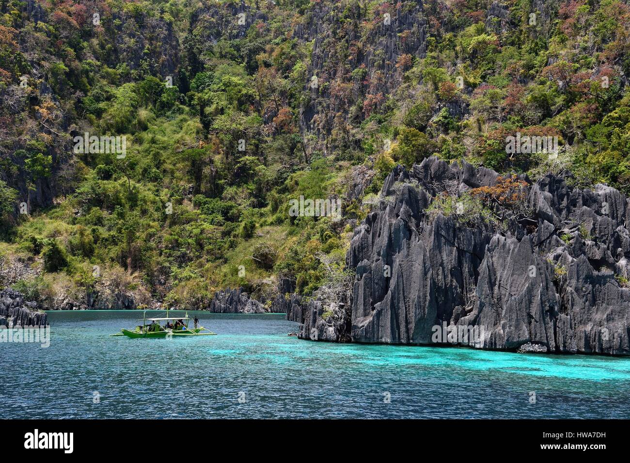Philippines, Calamian Islands in northern Palawan, Coron Island Natural ...