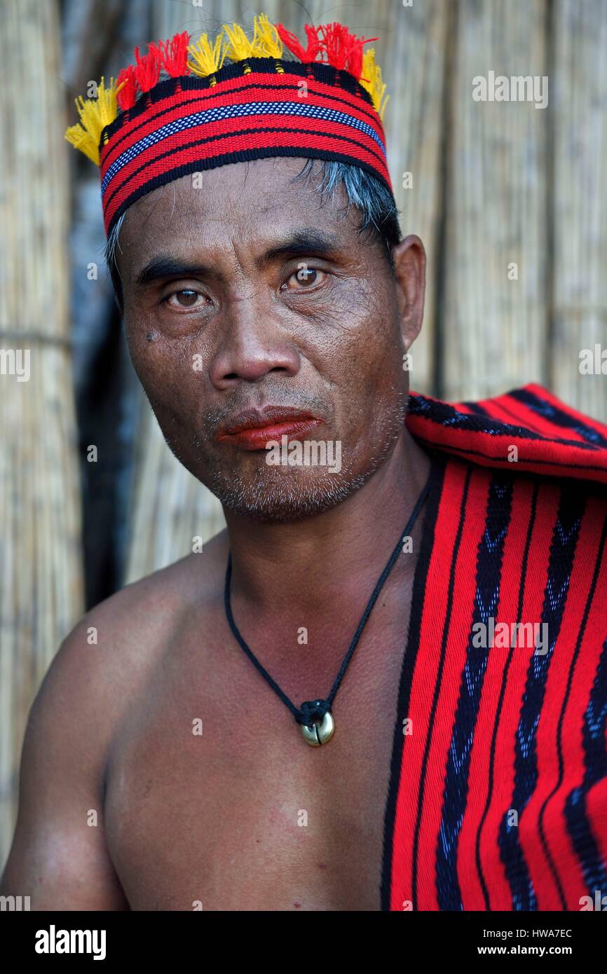 Philippines, Ifugao province, village of Batad, the guide Adolpho ...