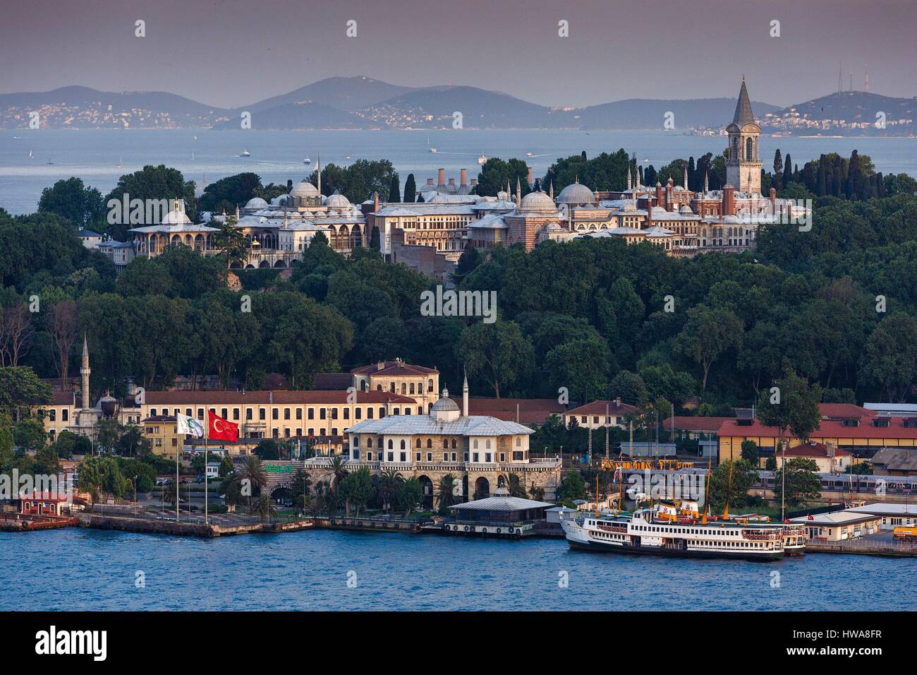 Turkey, Istanbul, Topkapi, view from Topkapi palace museum Stock Photo ...