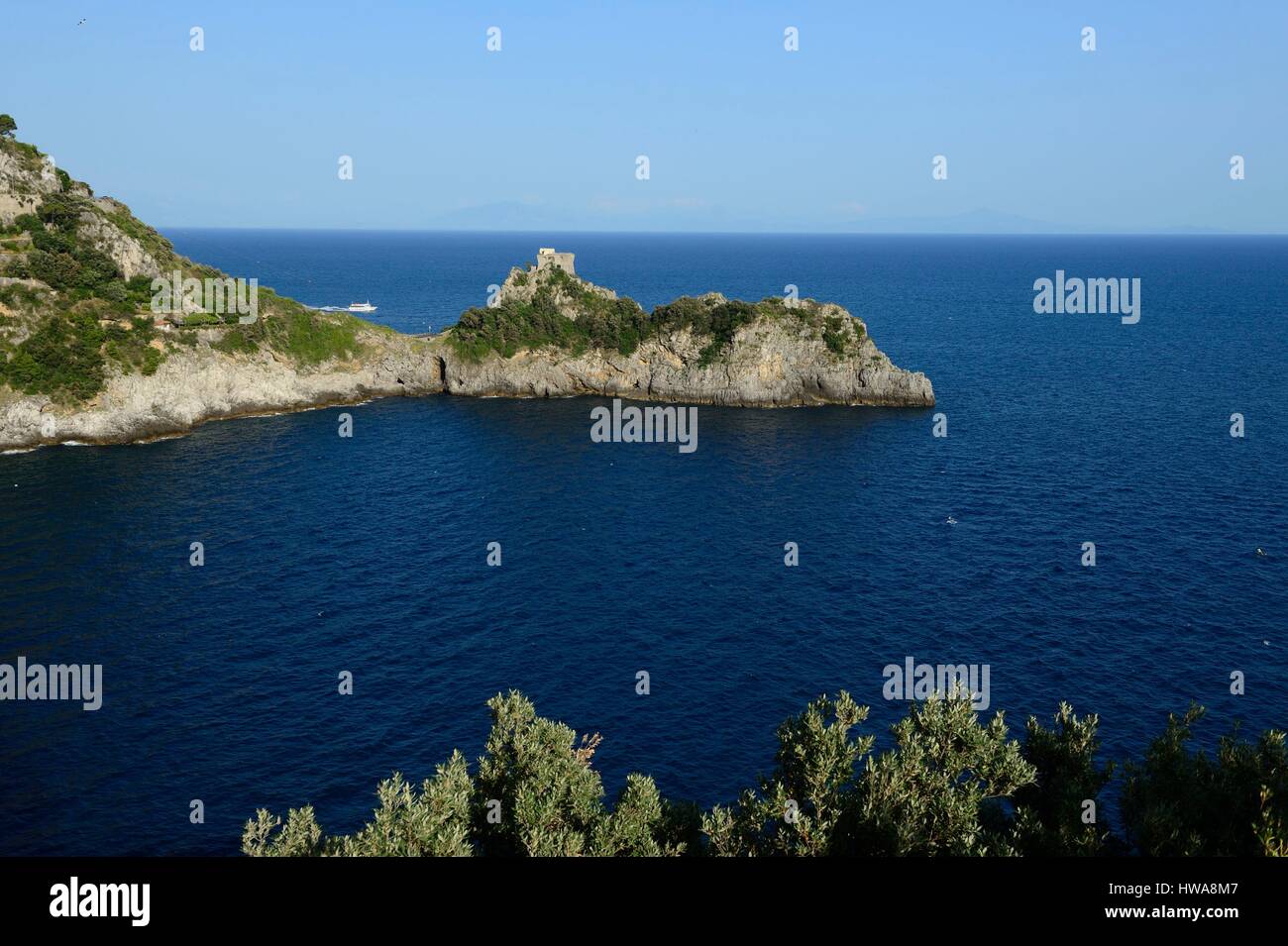 Italy, Campania region, Amalfi Coast listed as a UNESCO World Heritage ...