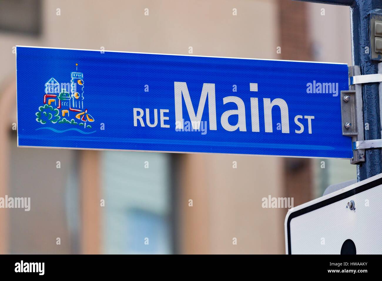 Canada new brunswick moncton downtown hi-res stock photography and ...