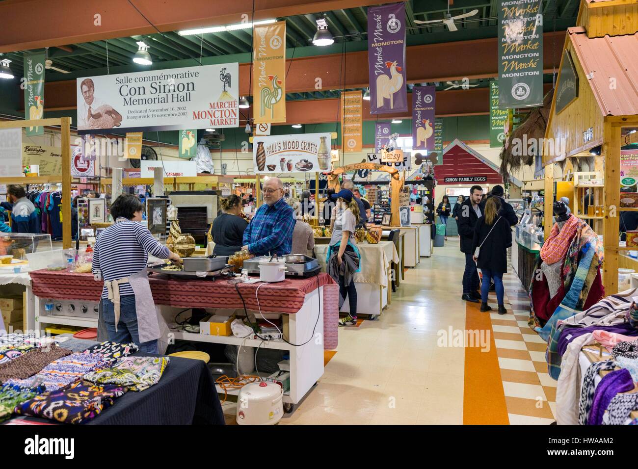 Canada new brunswick moncton downtown hi-res stock photography and ...
