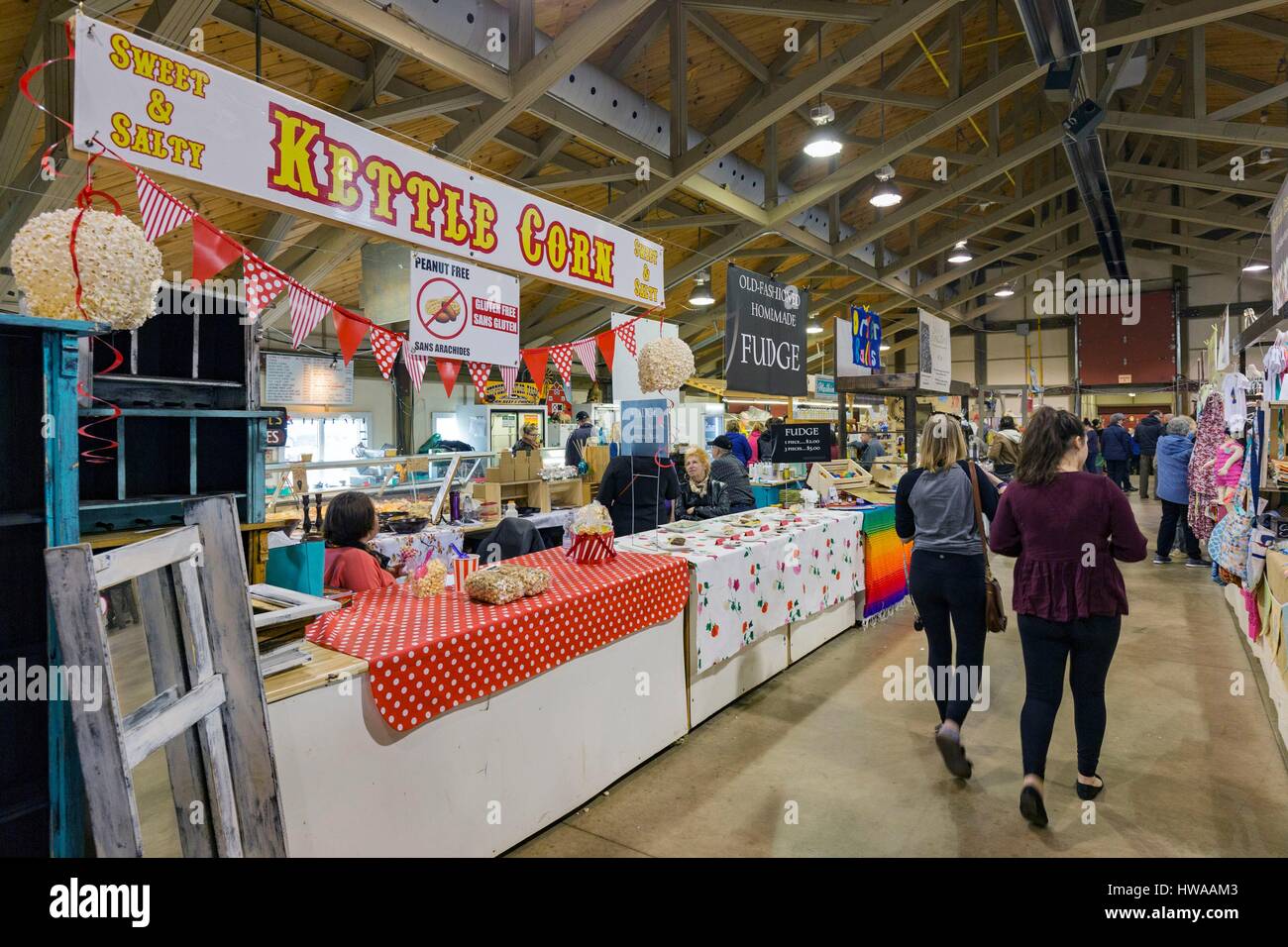 Canada, New Brunswick, Moncton, Saturday Market downtown Stock Photo ...