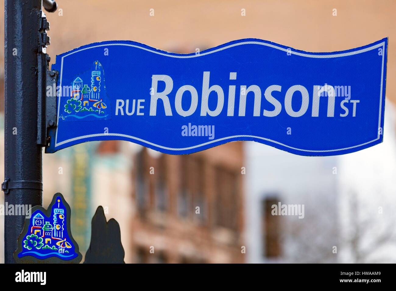 Bilingual street sign hi-res stock photography and images - Alamy