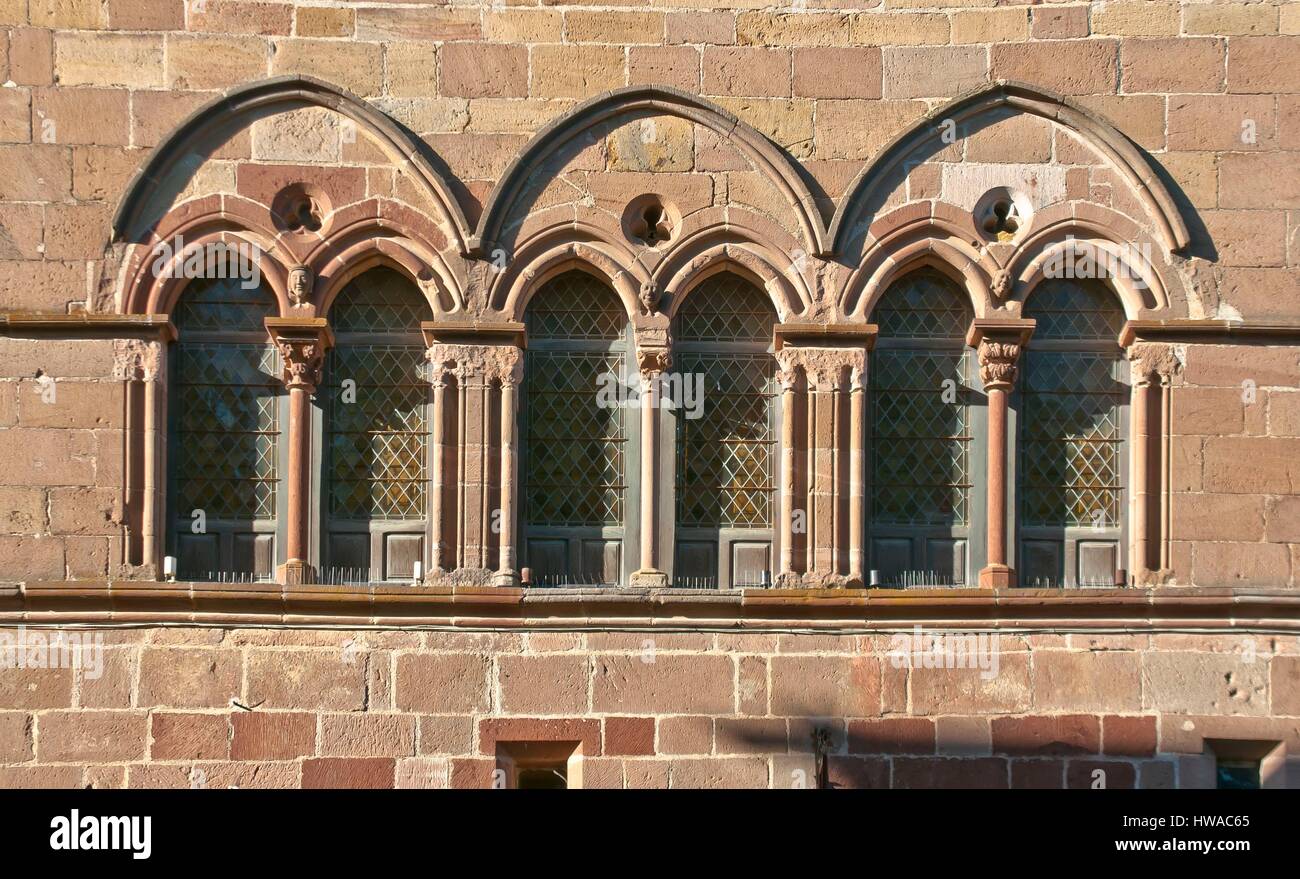 France, Tarn, Cordes sur Ciel, Grand Rue Raymond VII, home Prunet 13th ...