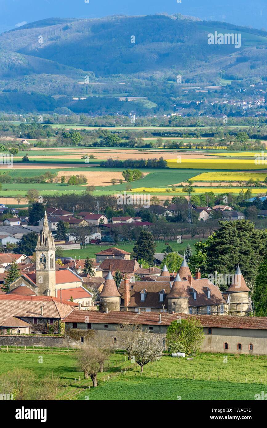 France, Isere, La Frette, the castle Stock Photo - Alamy