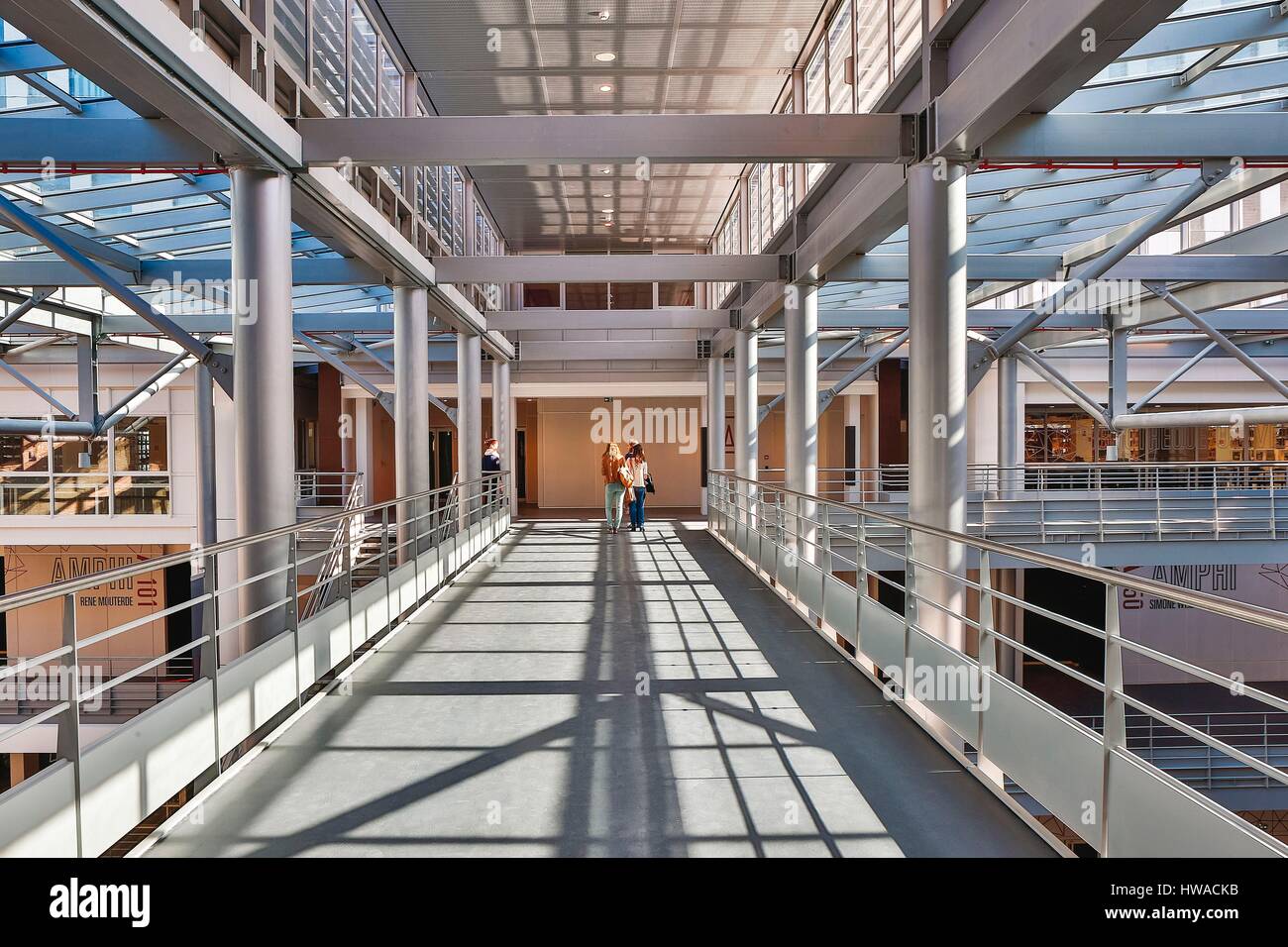 France, Rhone, Lyon, Catholic University of Lyon, St. Paul, gateway ...