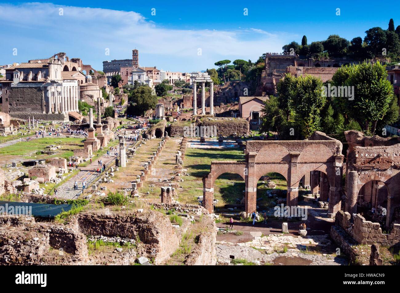 Italy, Latium, Rome, historical centre listed as World Heritage by ...