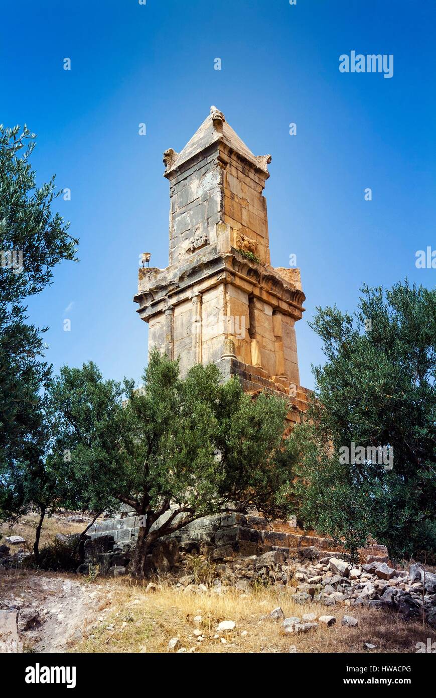 Tunisia, Northwest region, Roman ruins of Dougga or Thugga ...