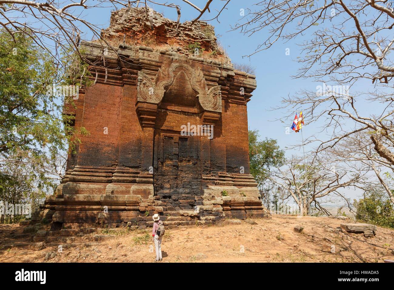 Cambodia, Takeo province, Angkor Borei, Phnom Da Stock Photo - Alamy