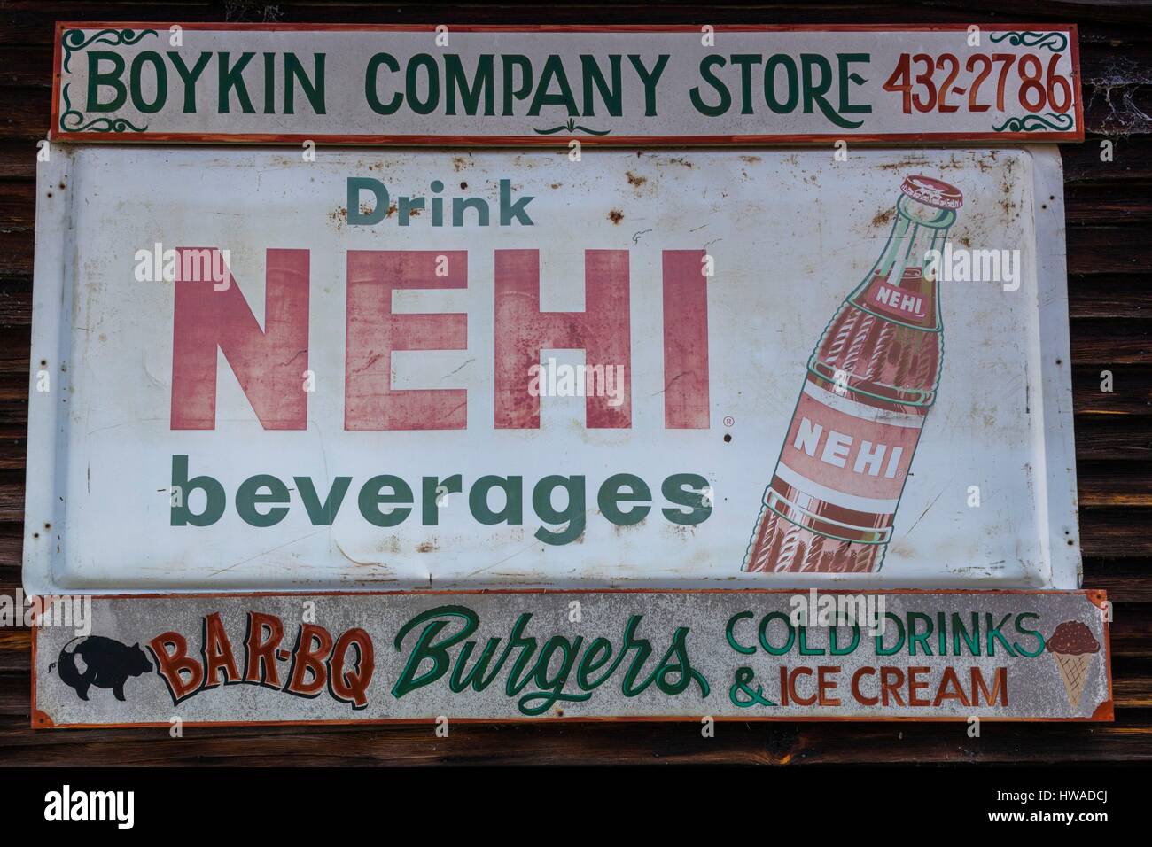 Old nehi soda sign hi-res stock photography and images - Alamy