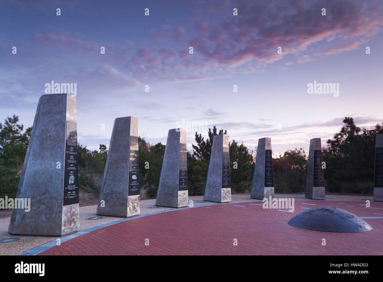 United States, North Carolina, Kitty Hawk, Monument to a Century of ...