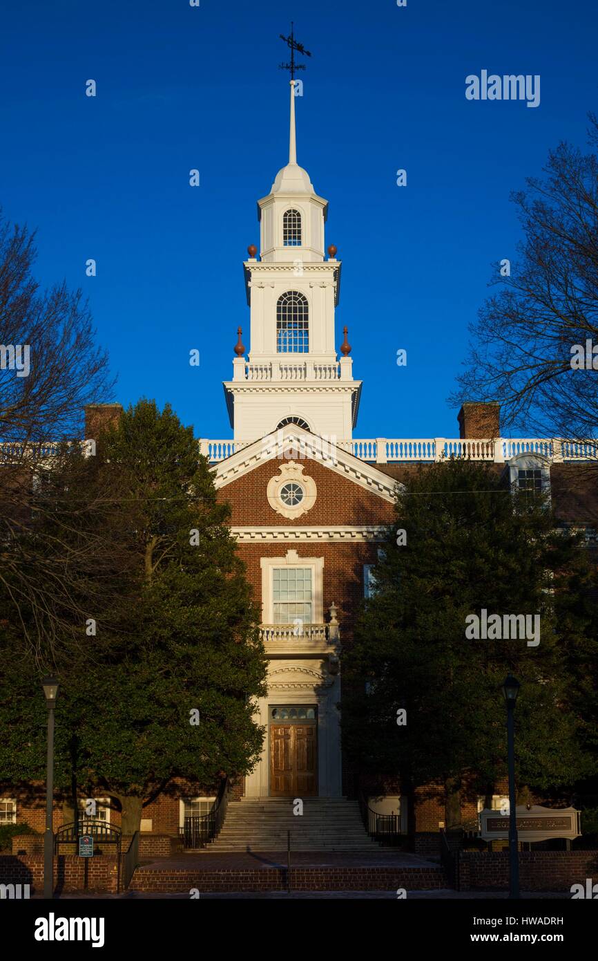 United States, Delaware, Dover, Legislative Hall, Delaware State House ...