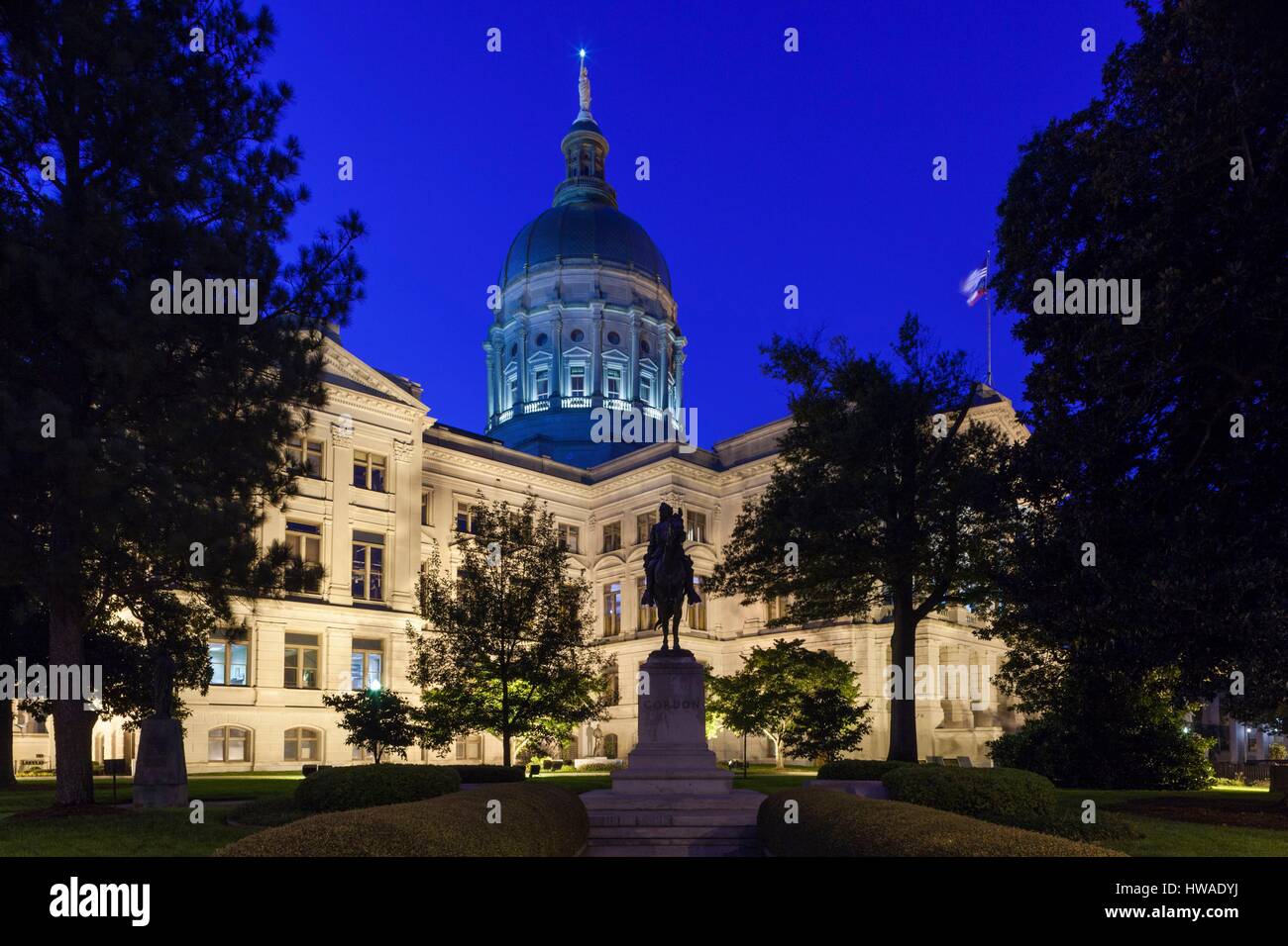 United States, Georgia, Atlanta, Georgia State Capitol Building, state ...