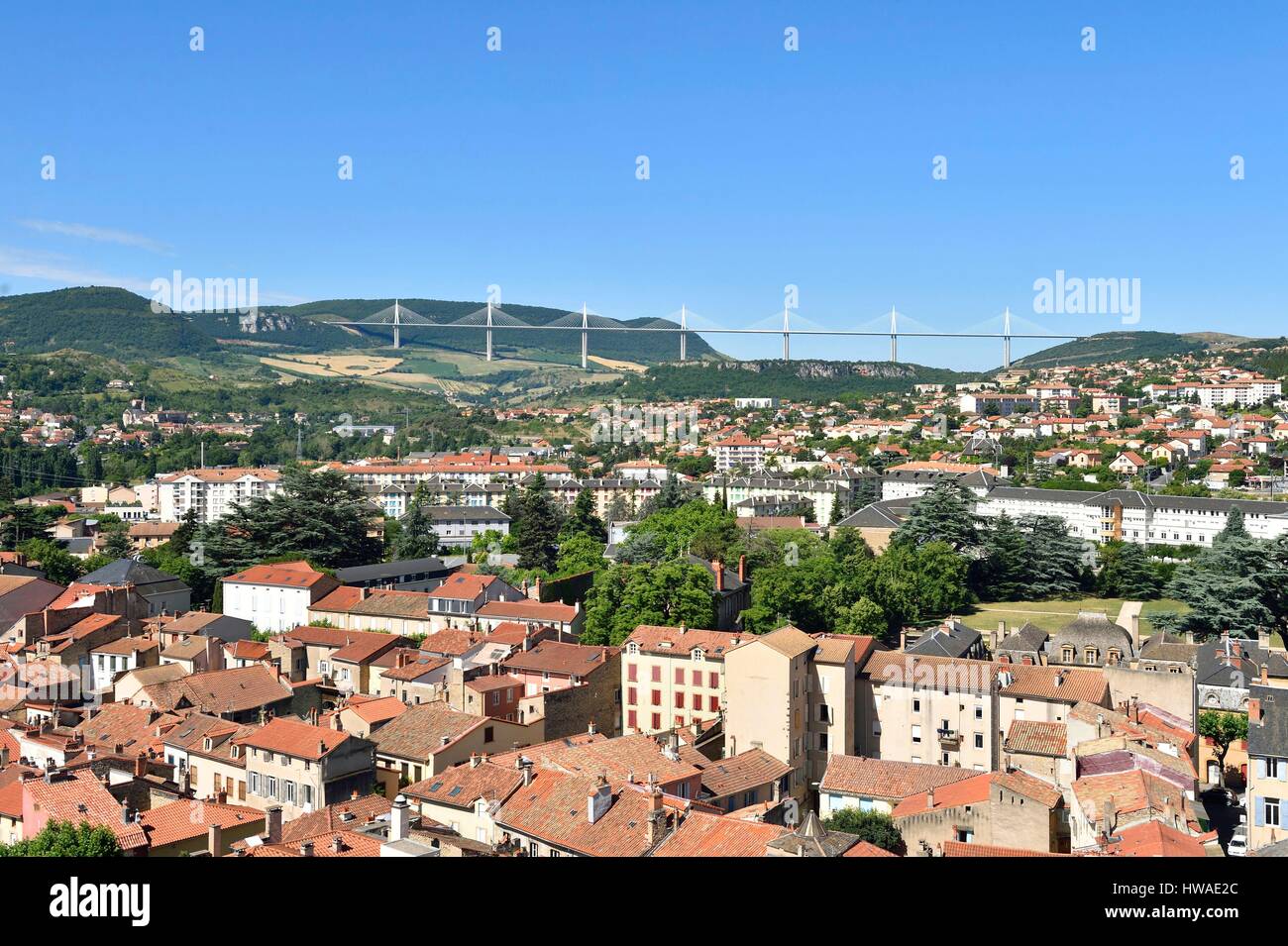 Millau bridge city hi-res stock photography and images - Alamy