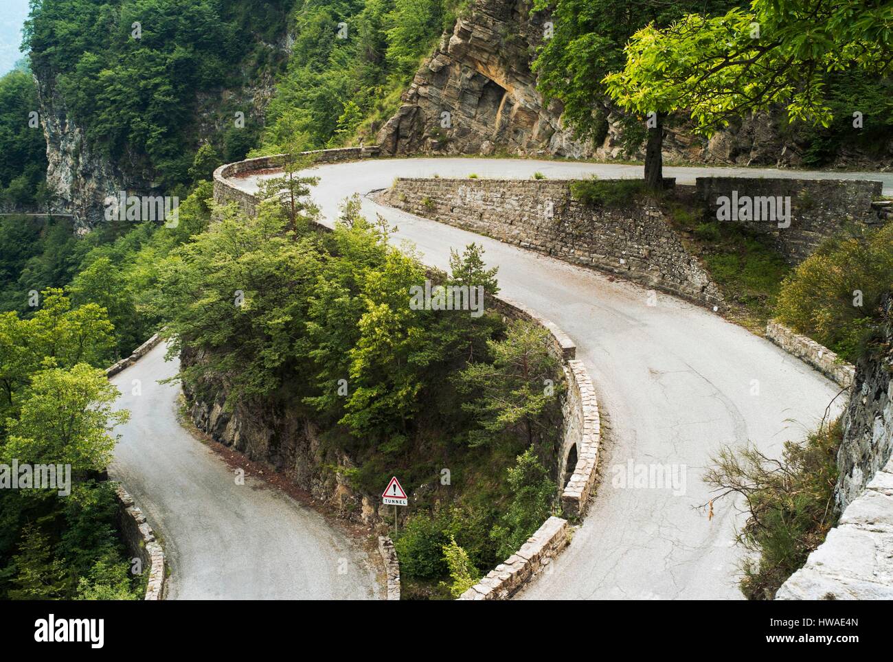 Turini road hi-res stock photography and images - Alamy
