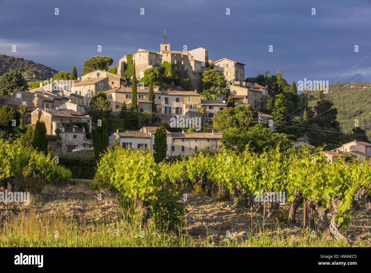 France, Vaucluse, Faucon Stock Photo - Alamy