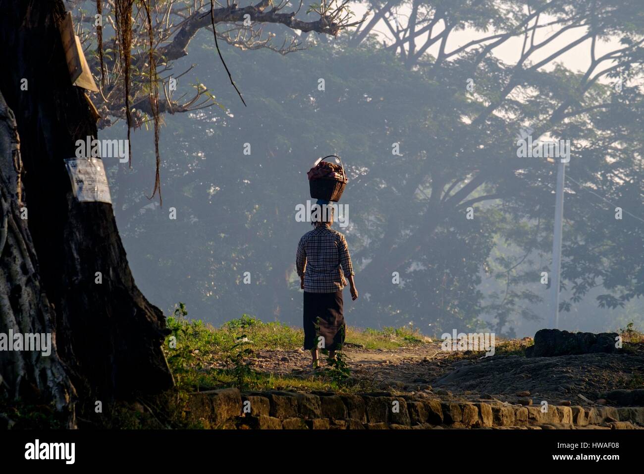 Myanmar, Burma, Mrauk U Stock Photo - Alamy