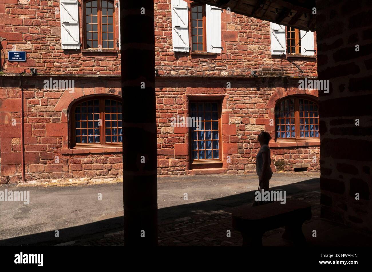 France, Correze, red village of Meyssac Stock Photo - Alamy