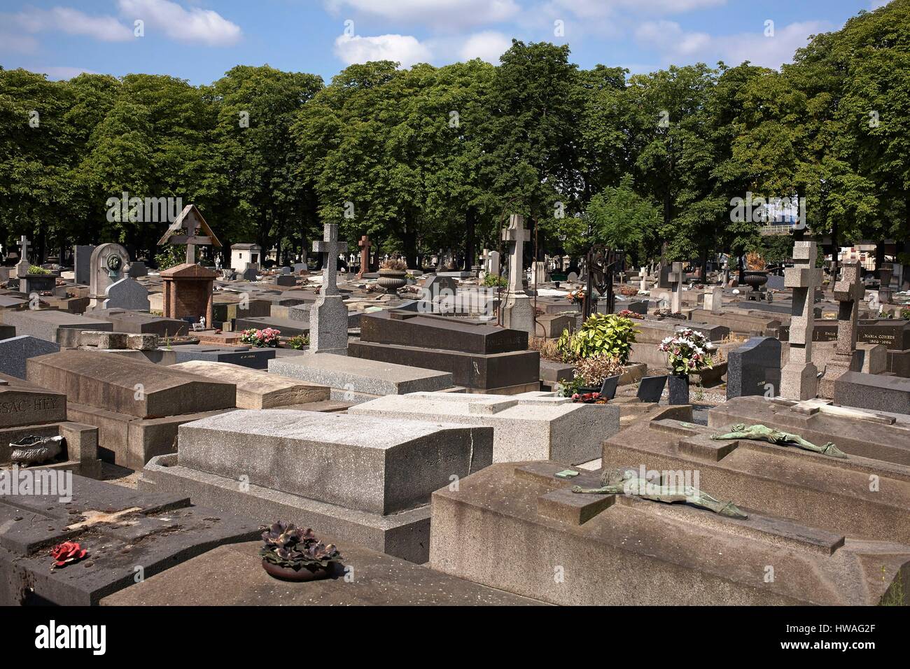 Batignolles cemetery hi-res stock photography and images - Alamy