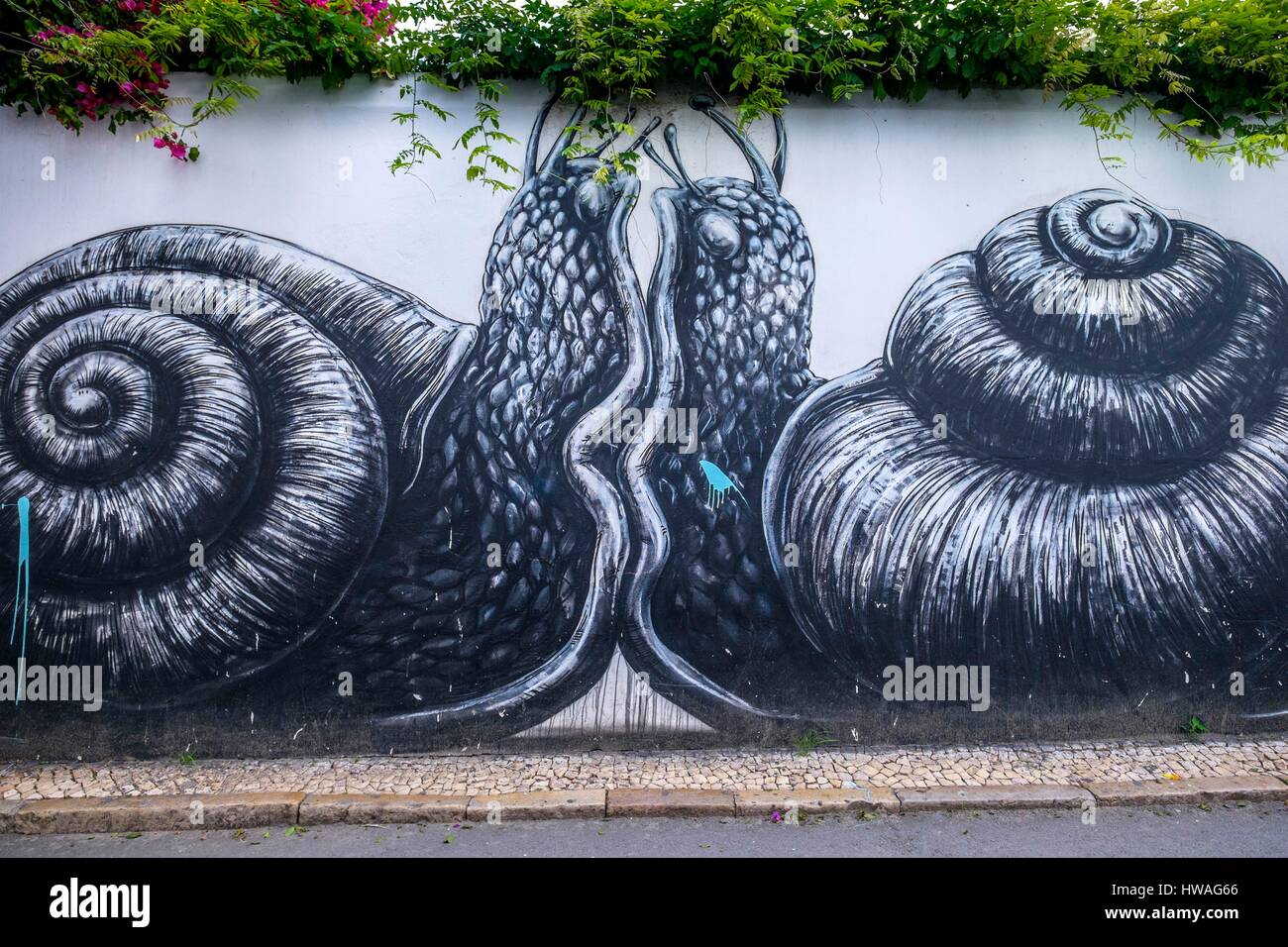 Street art by belgian artist roa hi-res stock photography and images ...