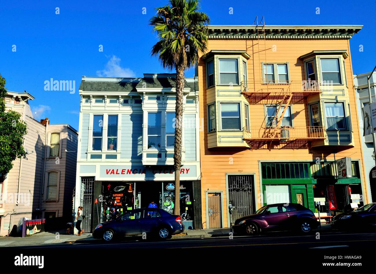 Valencia street san francisco hi-res stock photography and images - Alamy