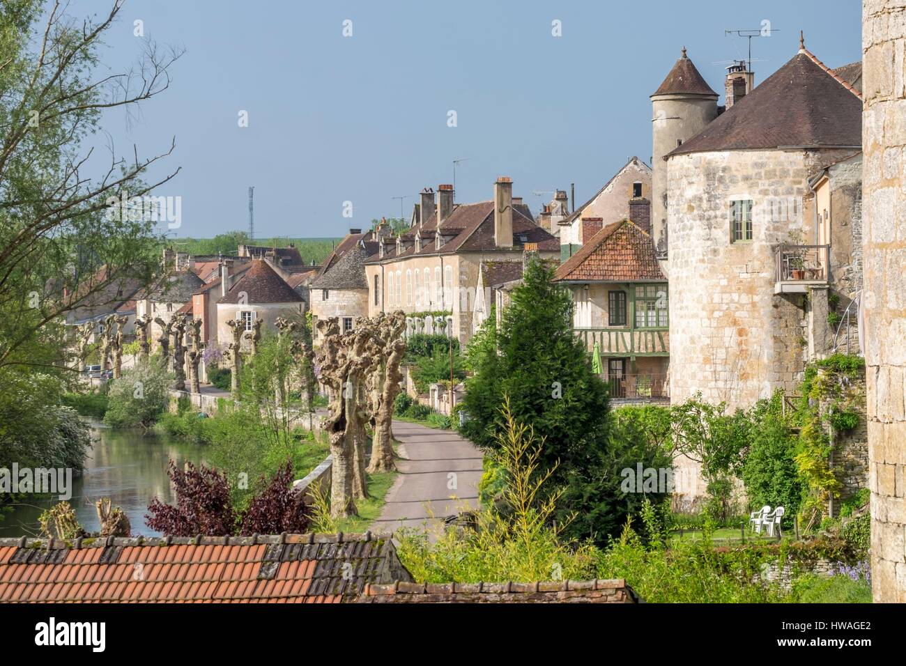 France, Yonne, Noyers or Noyers sur Serein, labelled Les Plus Beaux ...