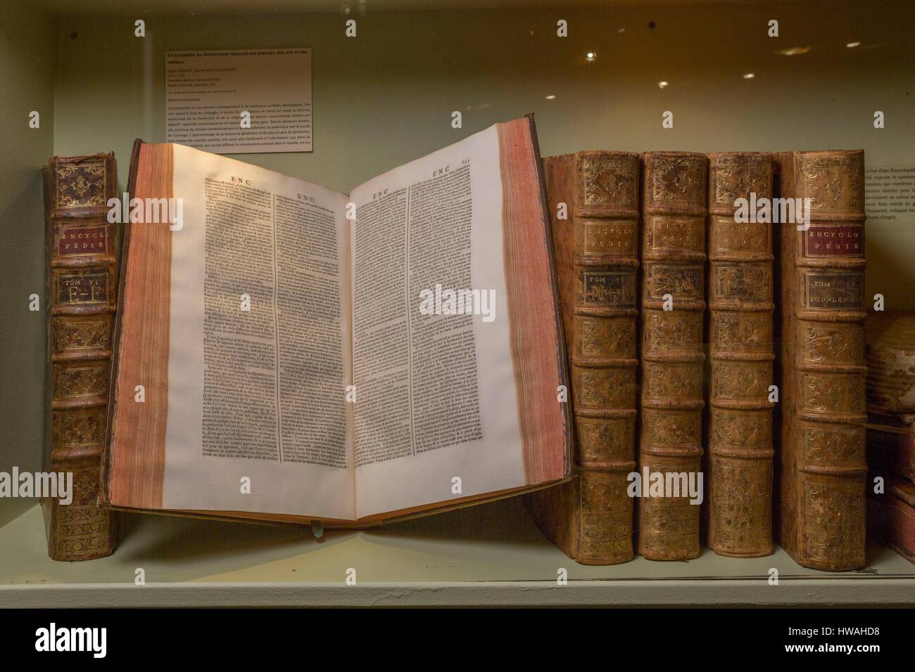 Diderot encyclopedia book hi-res stock photography and images - Alamy