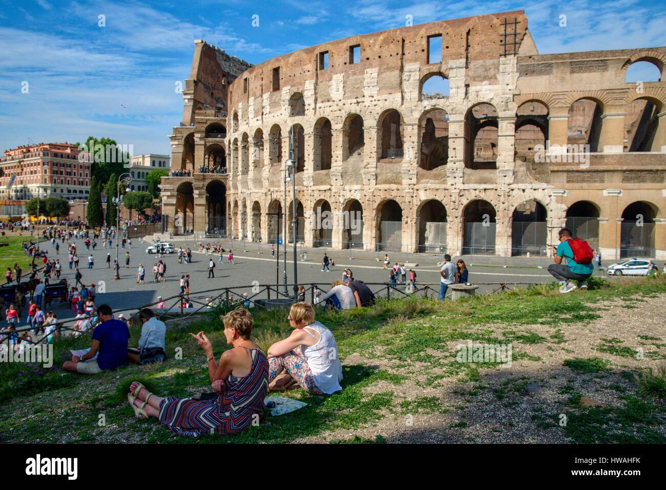 Italy, Lazio, Rome, historical centre listed as World Heritage by ...