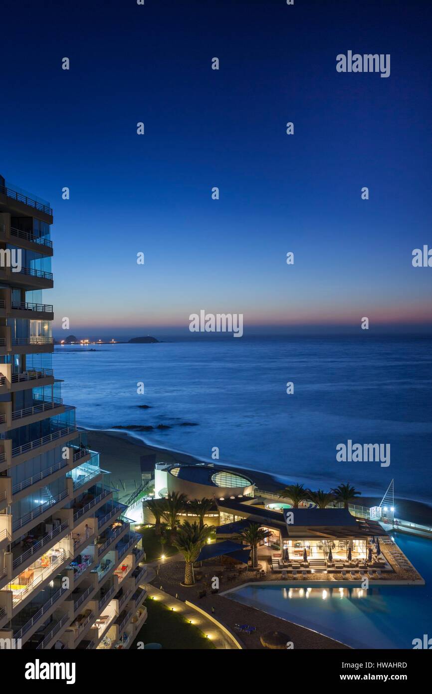 Chile, Algarrobo, San Alfonso del Mar, World's largest man-made pool ...