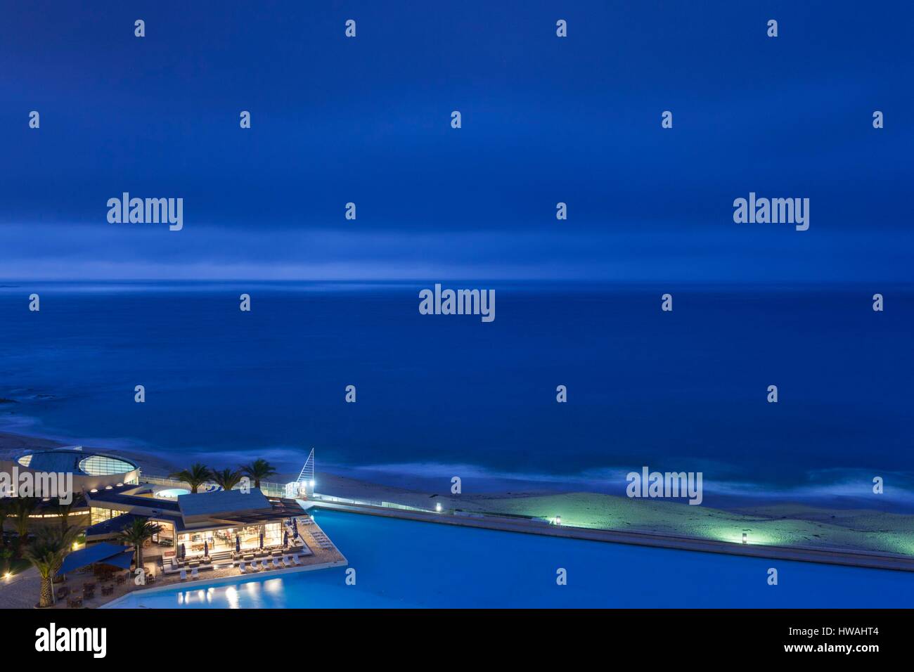 Chile, Algarrobo, San Alfonso del Mar, World's largest man-made pool ...