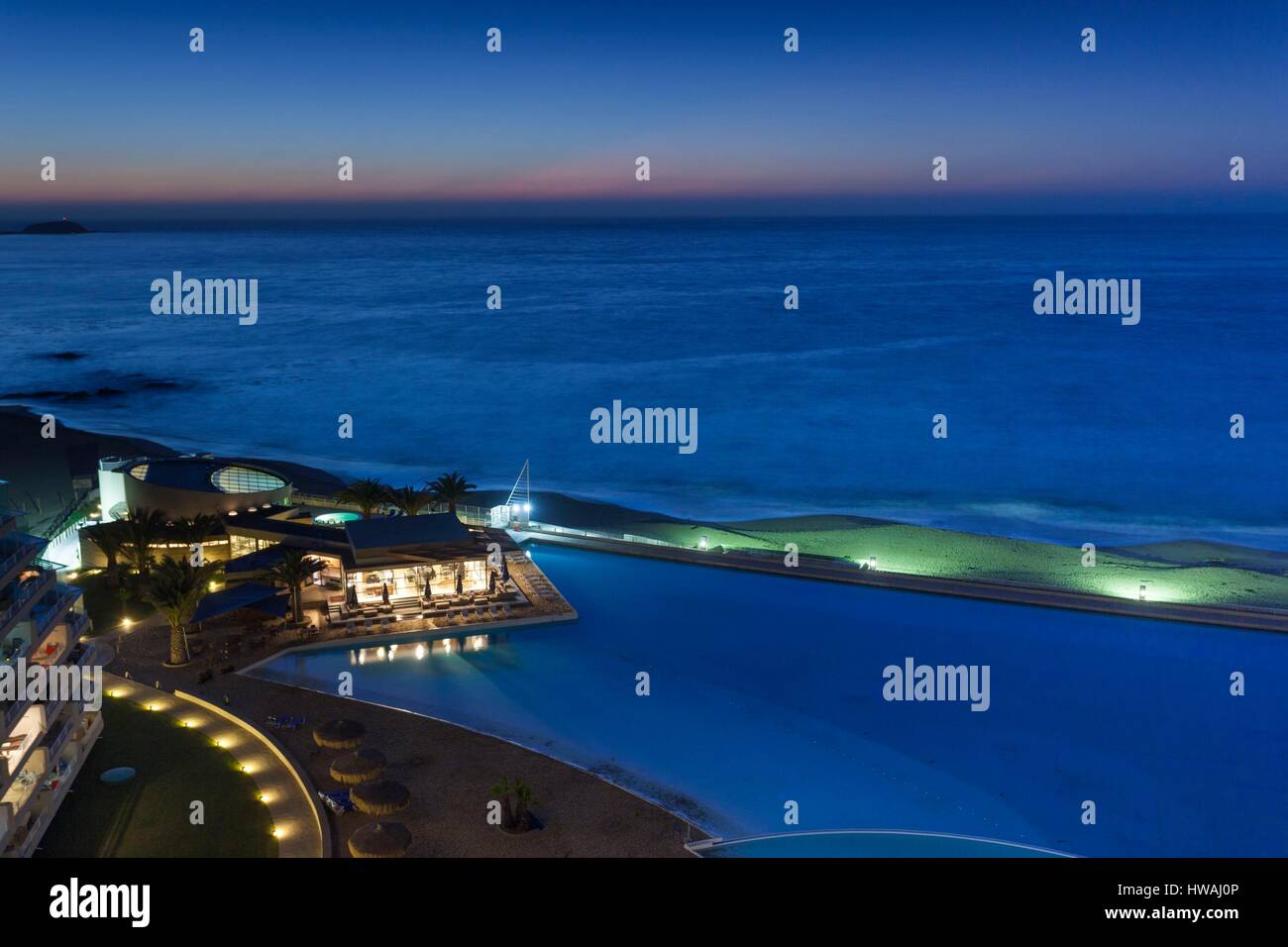 Chile, Algarrobo, San Alfonso del Mar, World's largest man-made pool ...