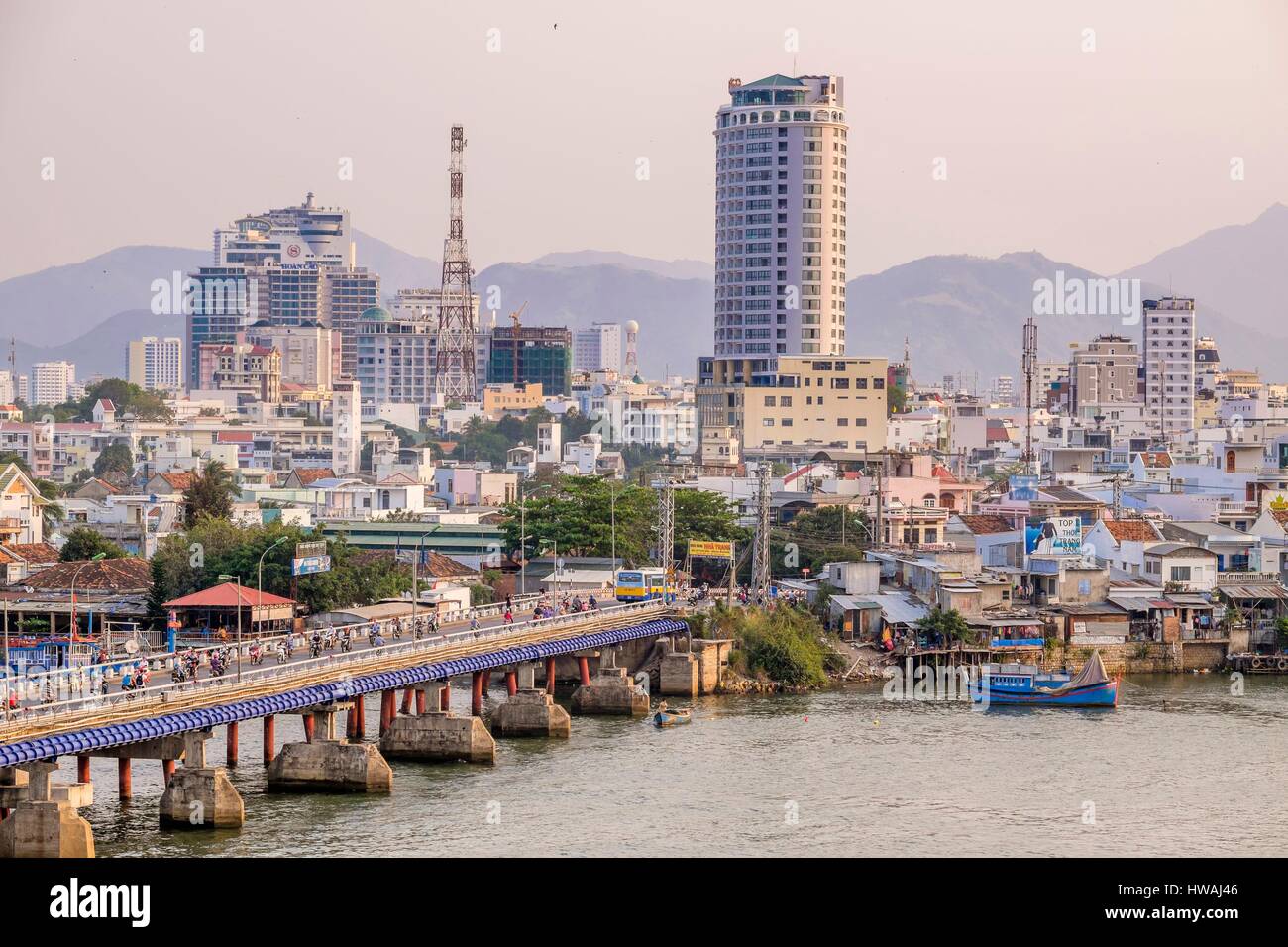 Vietnam, South Central Coast region, Khanh Hoa province, Nha Trang, Xom ...