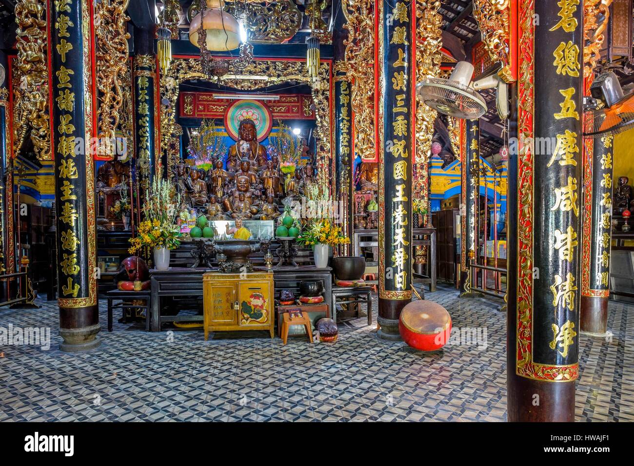 Vietnam, Southeast region, Ho Chi Minh City (Saigon), Giac Vien pagoda ...