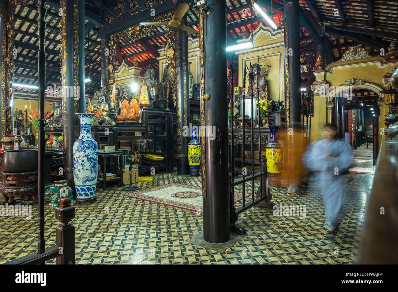 Vietnam, Southeast region, Ho Chi Minh City (Saigon), Giac Lam buddhist ...