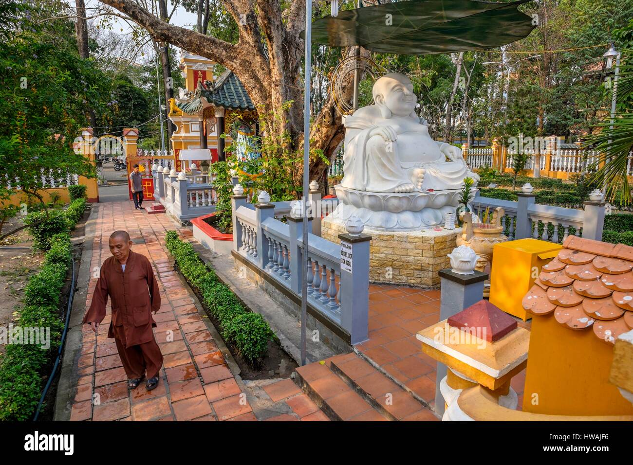 Vietnam, Southeast region, Ho Chi Minh City (Saigon), Giac Lam buddhist ...