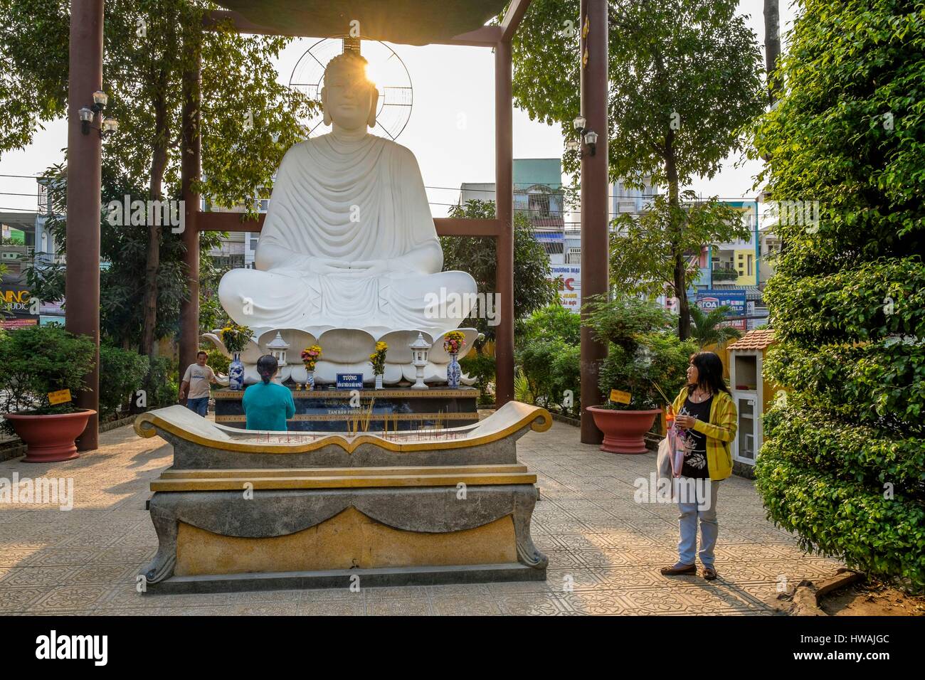 Vietnam, Southeast region, Ho Chi Minh City (Saigon), Giac Lam buddhist ...