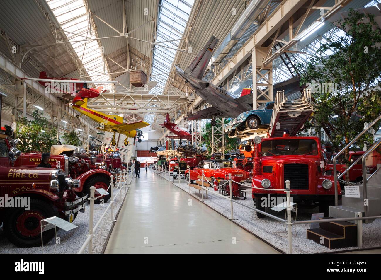 Germany, Rheinland-Pfalz, Speyer,Technik Museum Speyer, interior ...