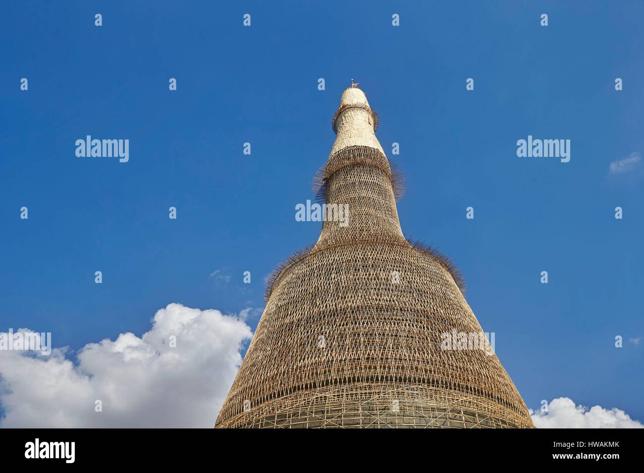 Myanmar, Bago State, Bago, Shwemawdaw Pagoda is a stupa located in Bago ...